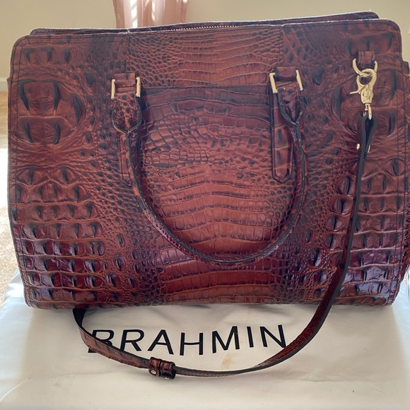 Brahmin | Bags | Pecan Melbourne Finley Carryall By Brahmin | Poshmark